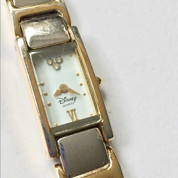 Disney | Jewelry | Disney Wrist Watch Gold Silver | Poshmark